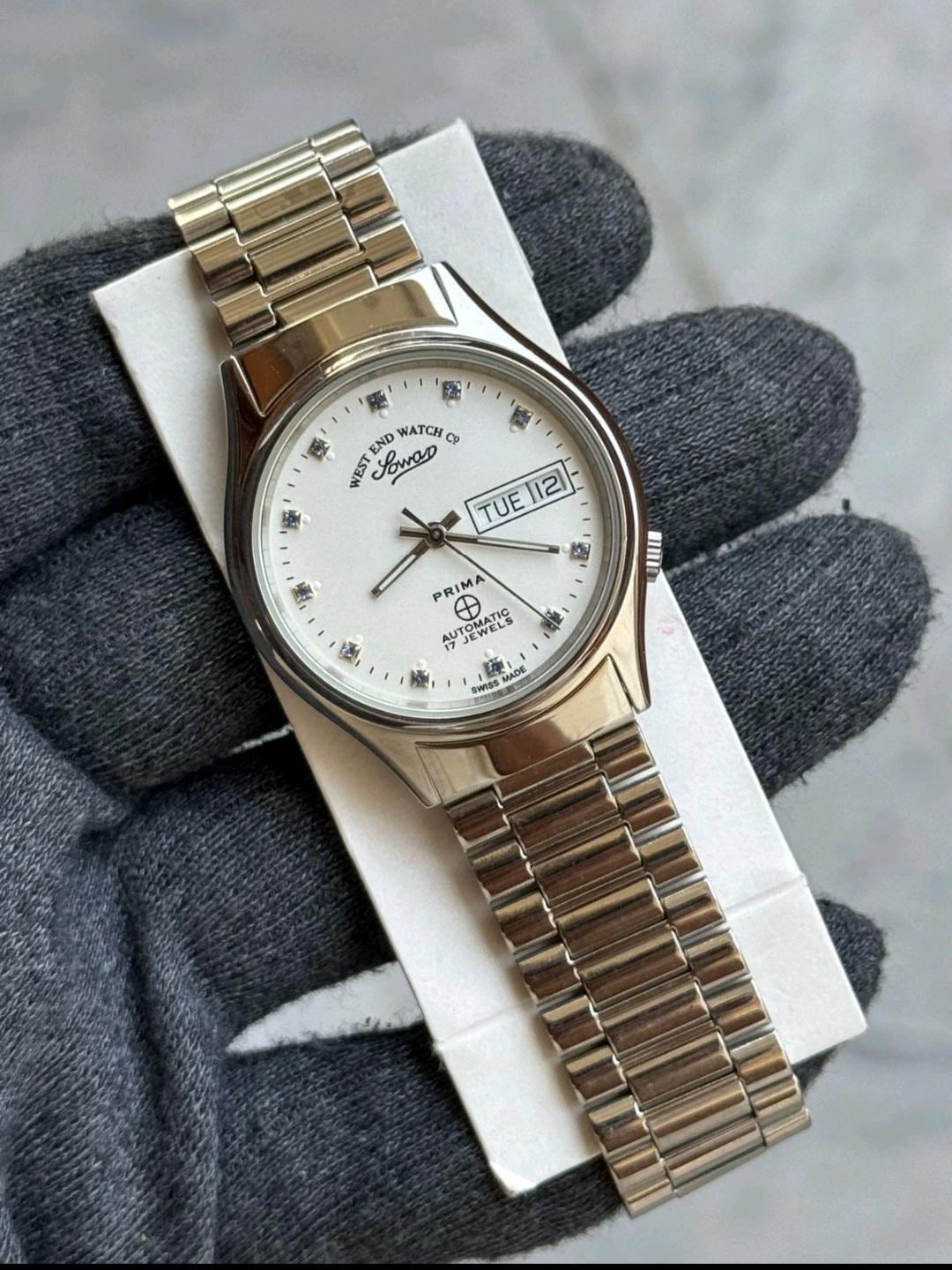 Vintage West End Watch Co. Sowar Prima Automatic Swiss Watch - Etsy