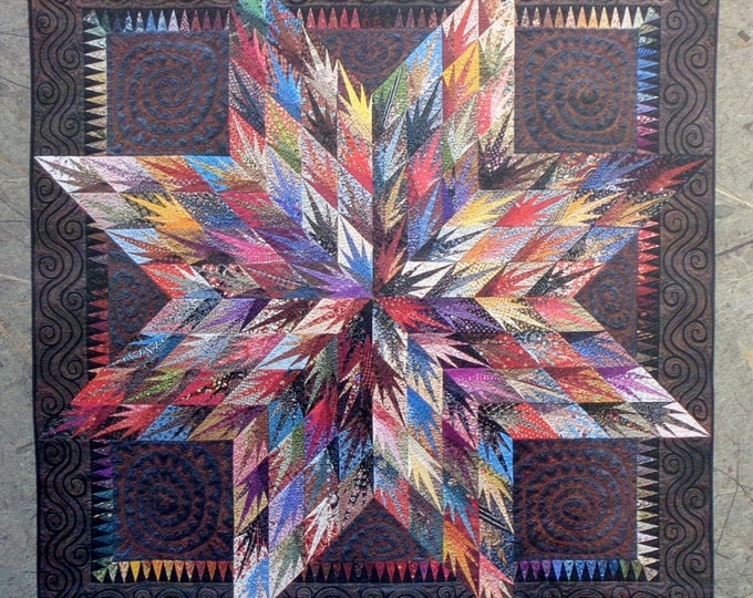 Karen K. Stone ULS 2 U L S Diamond Lone Star Foundation Paper Piecing ...