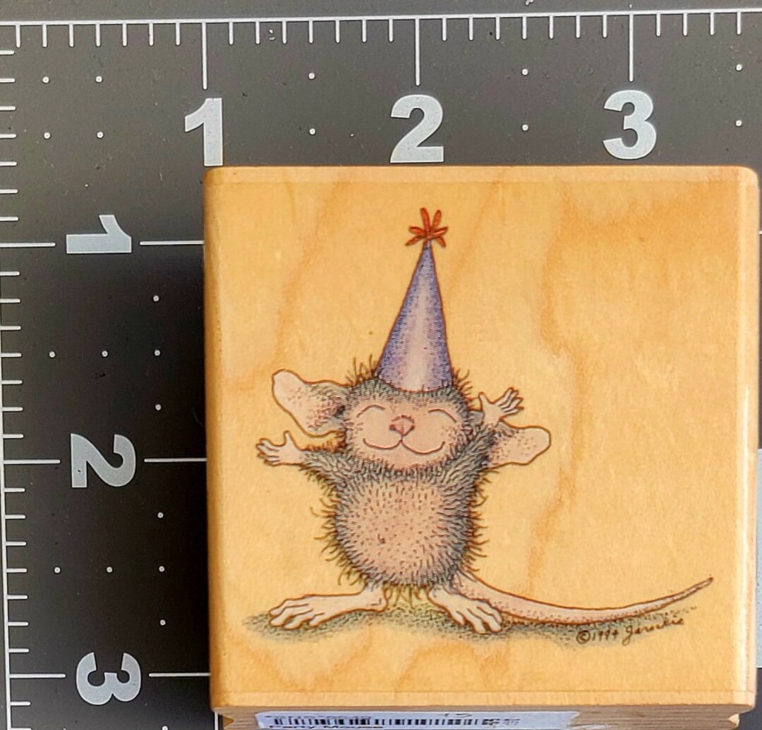 Rubber Stamp | PARTY MOUSE | House Mouse | Stamabilities | Monica ...