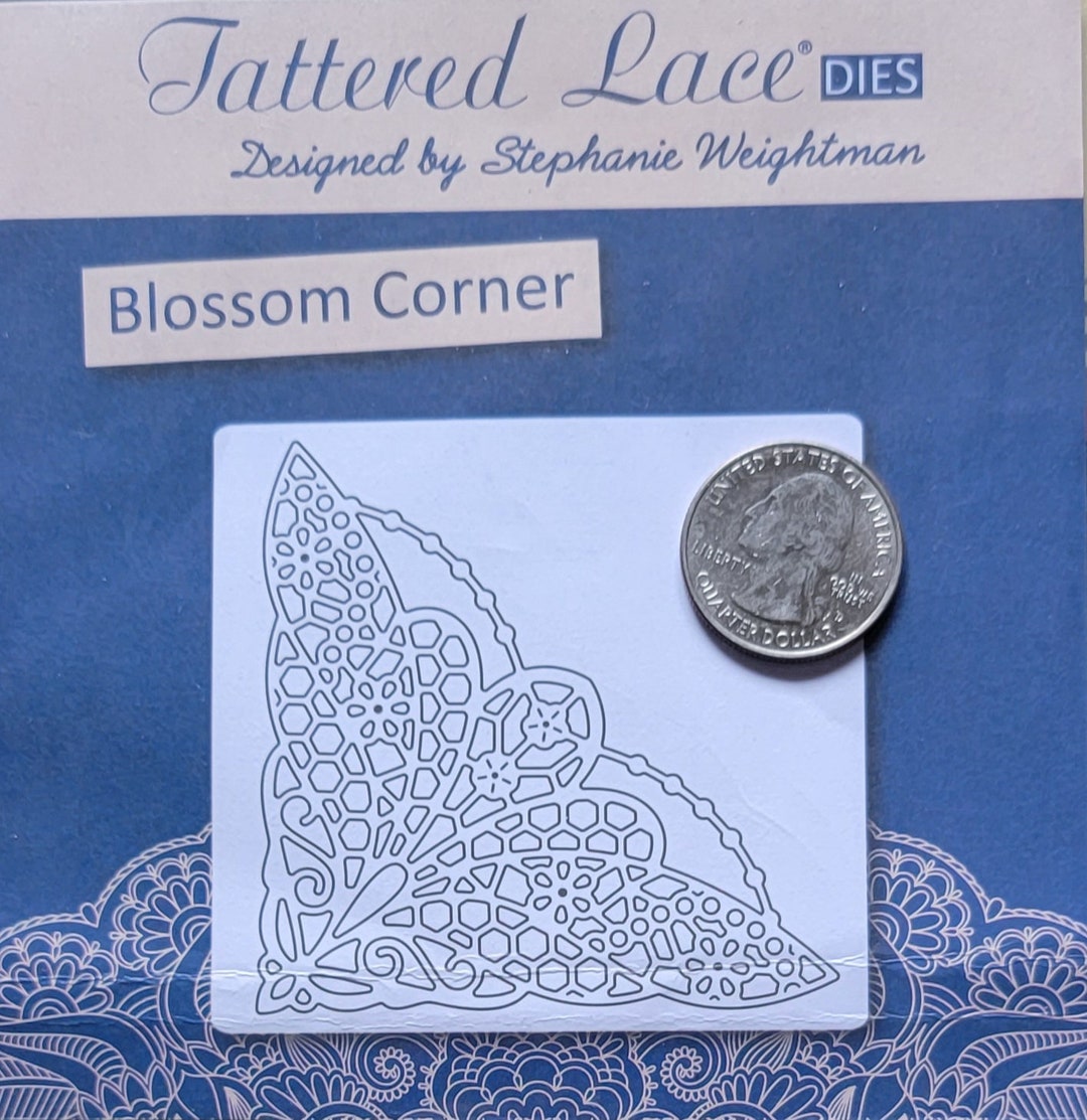 Cutting Die | BLOSSOM CORNER | Tattered Lace | Stephanie Weightman ...