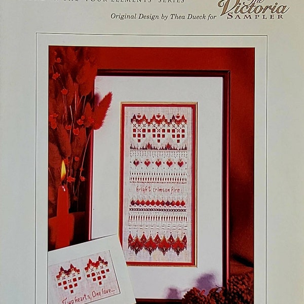 The Victoria Sampler Cross Stitch - Etsy