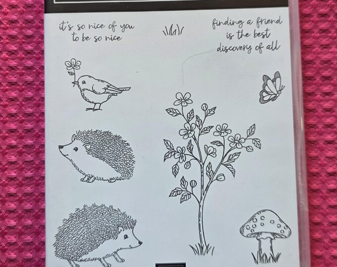 Stampin' up Photopolymer Cling Stamp Set, HAPPY HEDGEHOGS, Stampin up ...