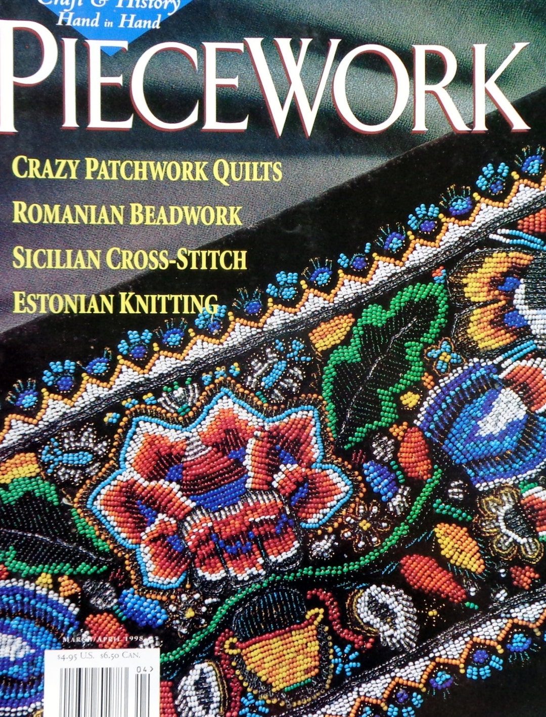 March/april 1998 PIECEWORK | PIECE WORK Needlework & History Magazine ...