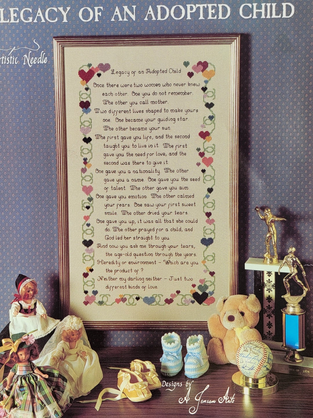 Cross Stitch Pattern LEGACY of an ADOPTED CHILD Sampler Adoption Family ...