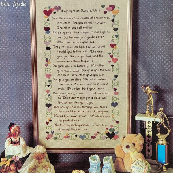 Adoption Embroidery - Etsy