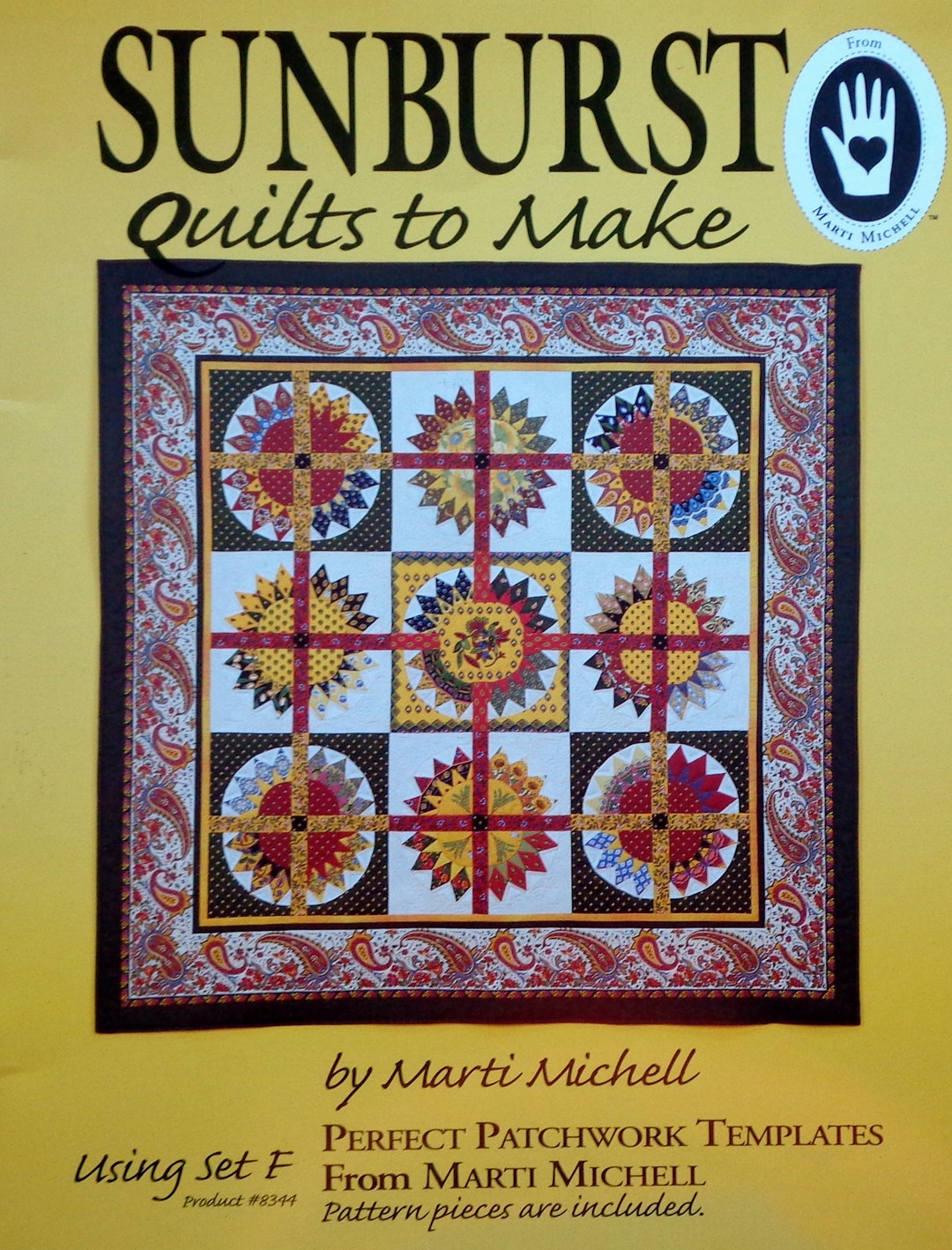 Quilt Patterns | SUNBURST | Using Set F | Perfect Patchwork Templates ...