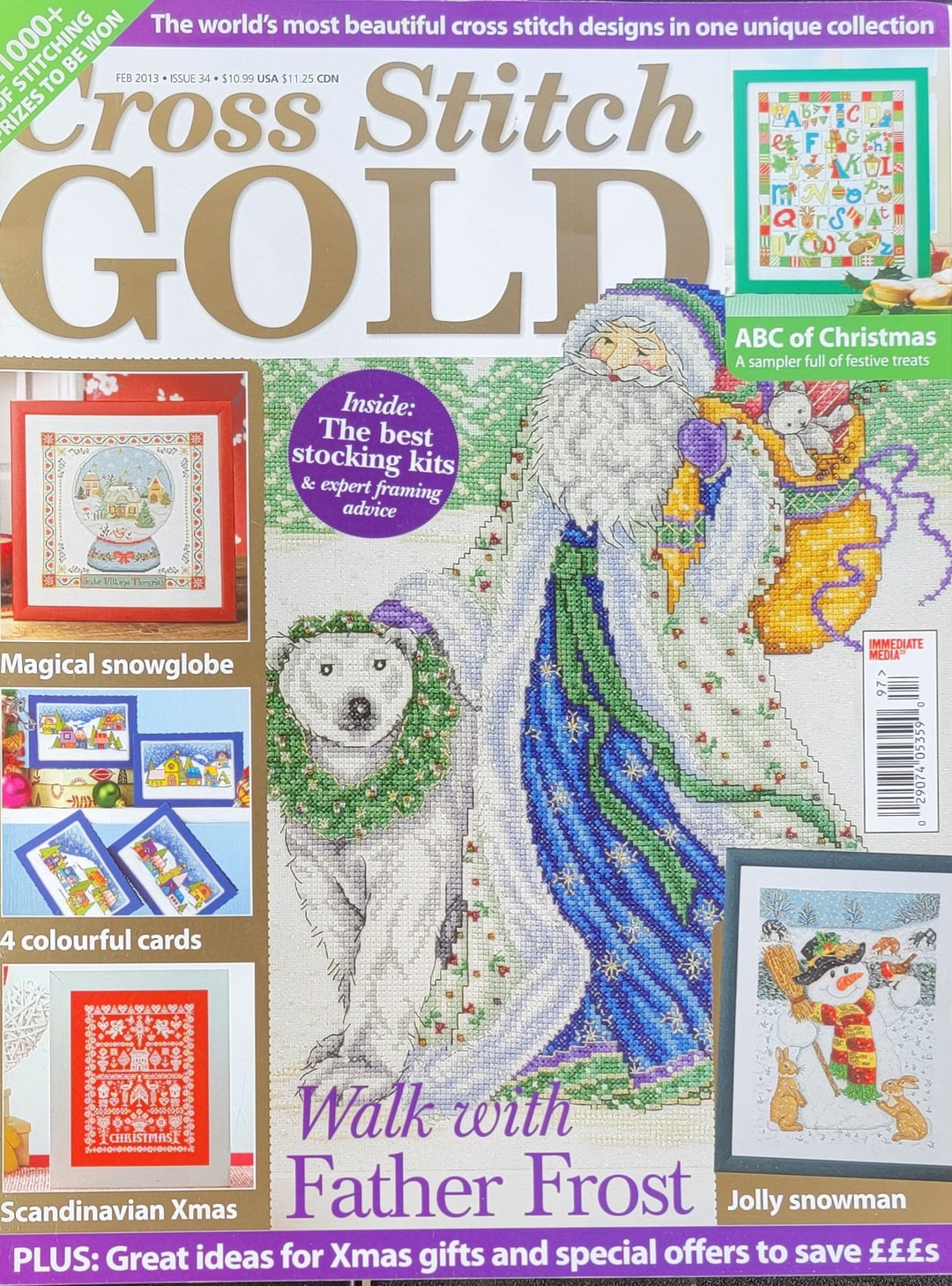 Cross Stitch Pattern | CROSS STITCH GOLD | February 2013 | Out of Print ...