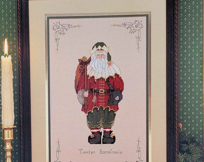 Cross Stitch Pattern | TOMTEN | Saint-to-claus | Mary K Frye | Santa ...