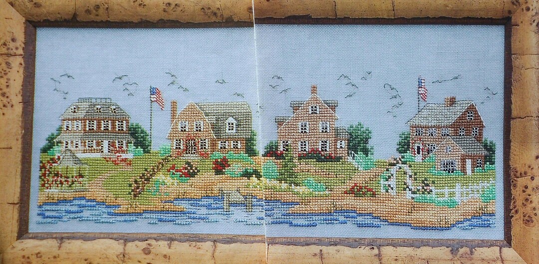 Cross Stitch Pattern | Julia Lucas | NANTUCKET BEACHFRONT | Picture ...