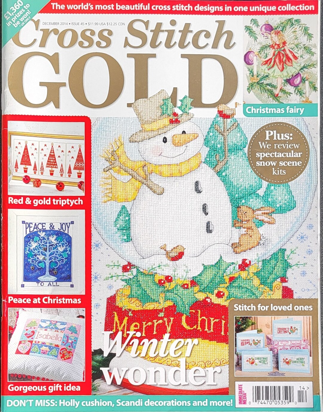 Cross Stitch Pattern | CROSS STITCH GOLD | December 2014 | Out of Print ...