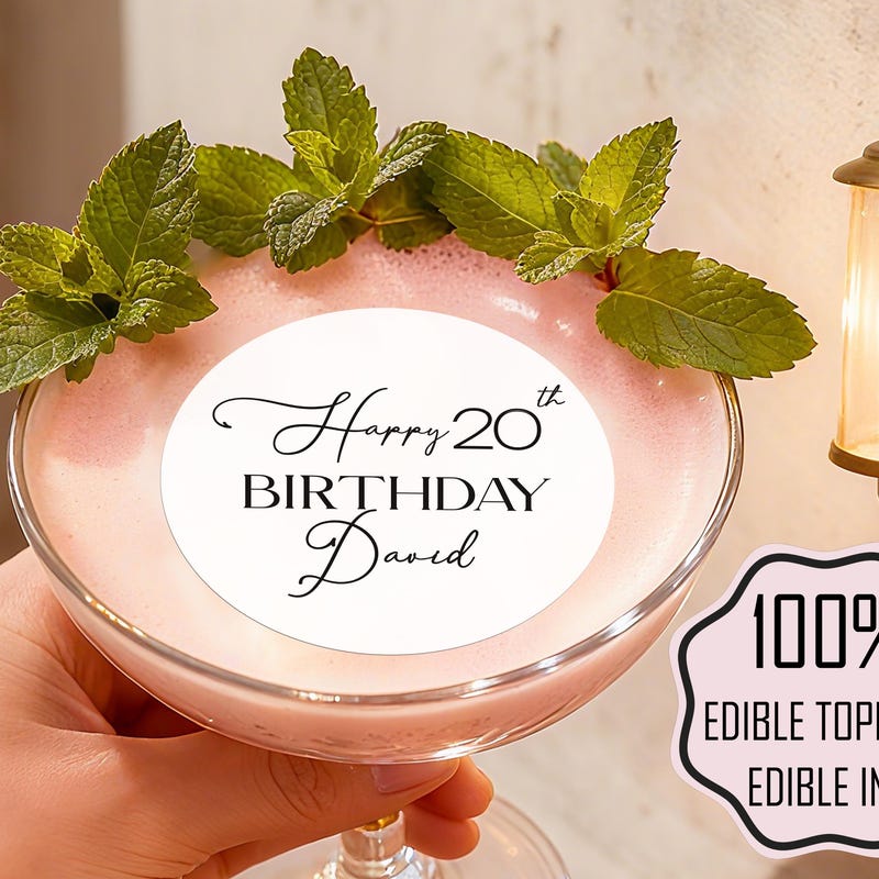 40th Edible Wafer - Etsy