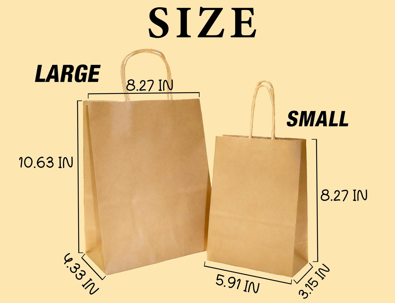 Custom Party Favor Gift Bags With Handle, Personalized Logo/text ...