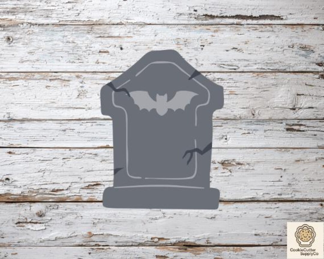 Tombstone Cookie Cutter Halloween Gravestone Baking Tool for Cookies ...