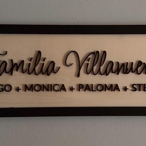 Personalized Family/familia Sign - Etsy