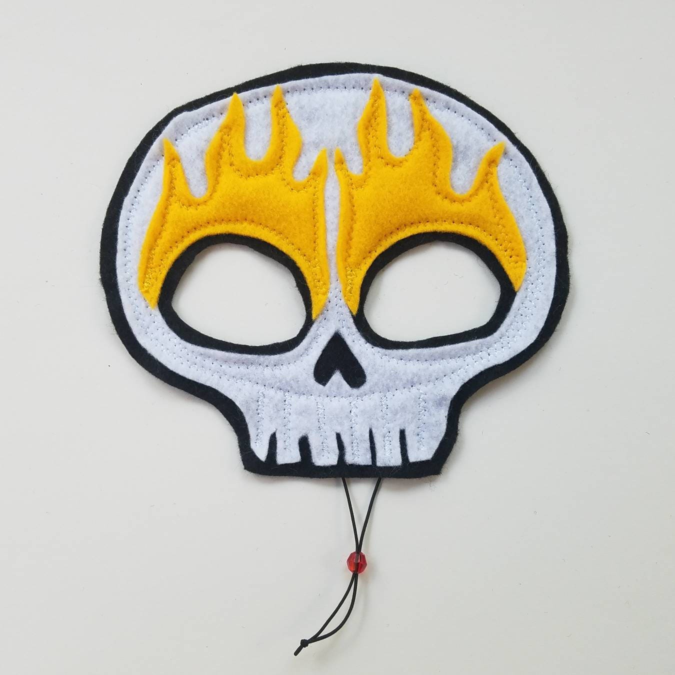 Skull Mask Flame Mask Fire Mask Kids Mask Adult Mask | Etsy