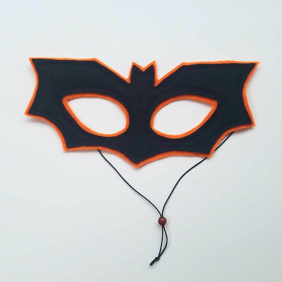 Bat Mask Halloween Mask Animal Mask Black Bat Kids | Etsy