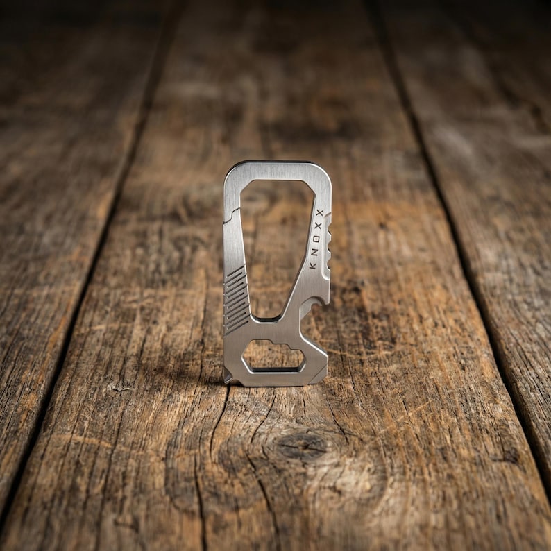 Titanium Spring Loaded EDC Multi-tool Carabiner: KNOXX OSSA - Etsy