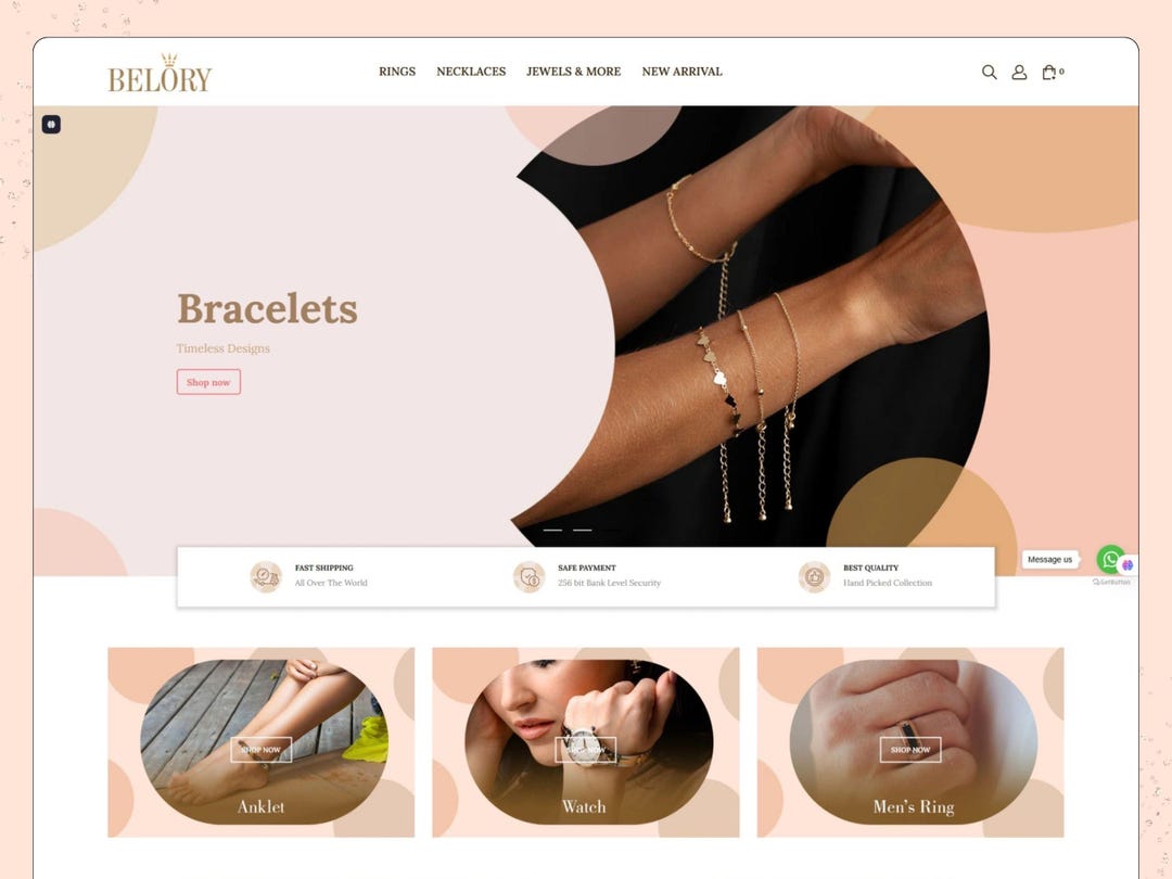 Premium Shopify Store Setup for Jewelry & Accessories | Branded Shopify ...