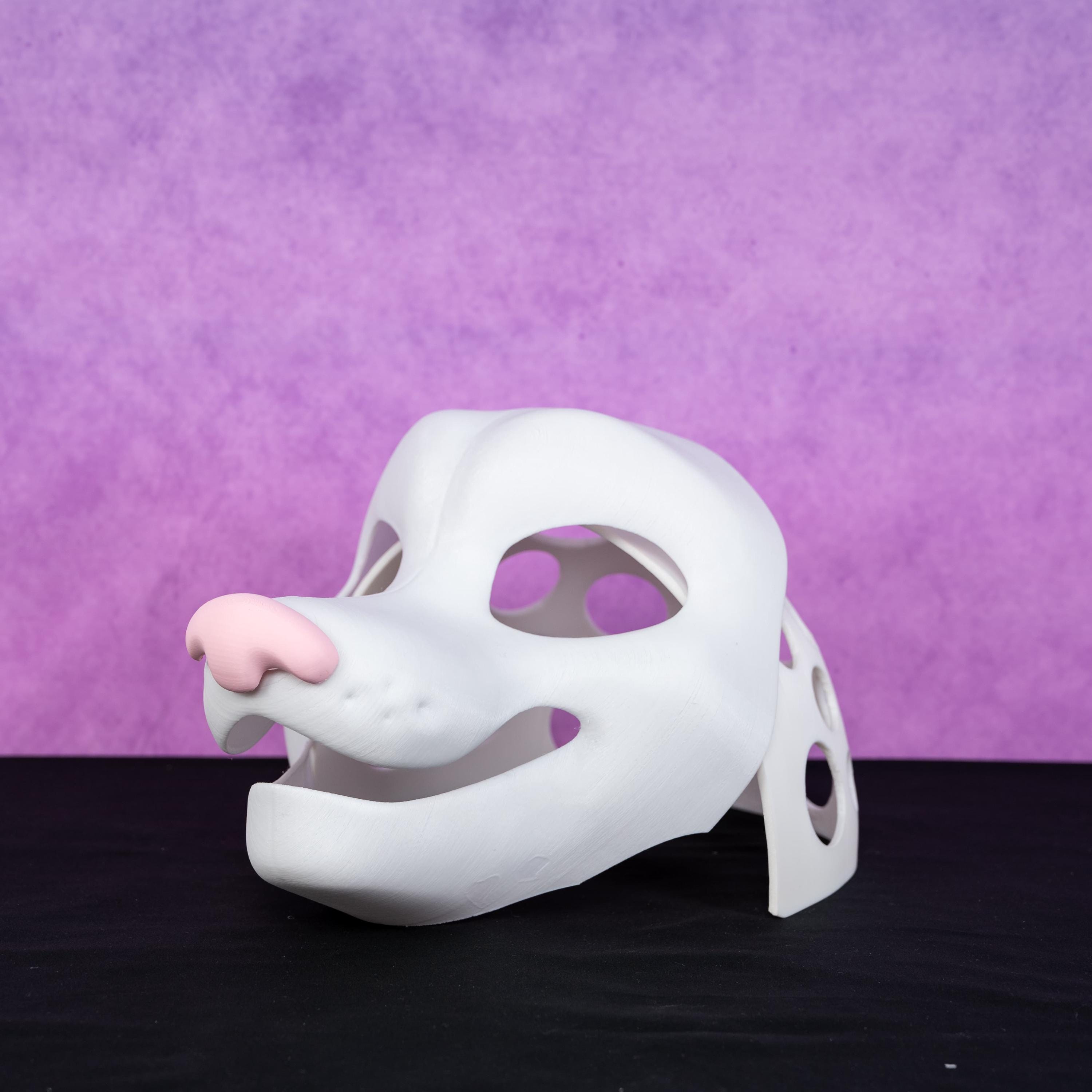 Egyptian Style Fursuit Head Base 3D Printed Canine Mask Blank DIY ...