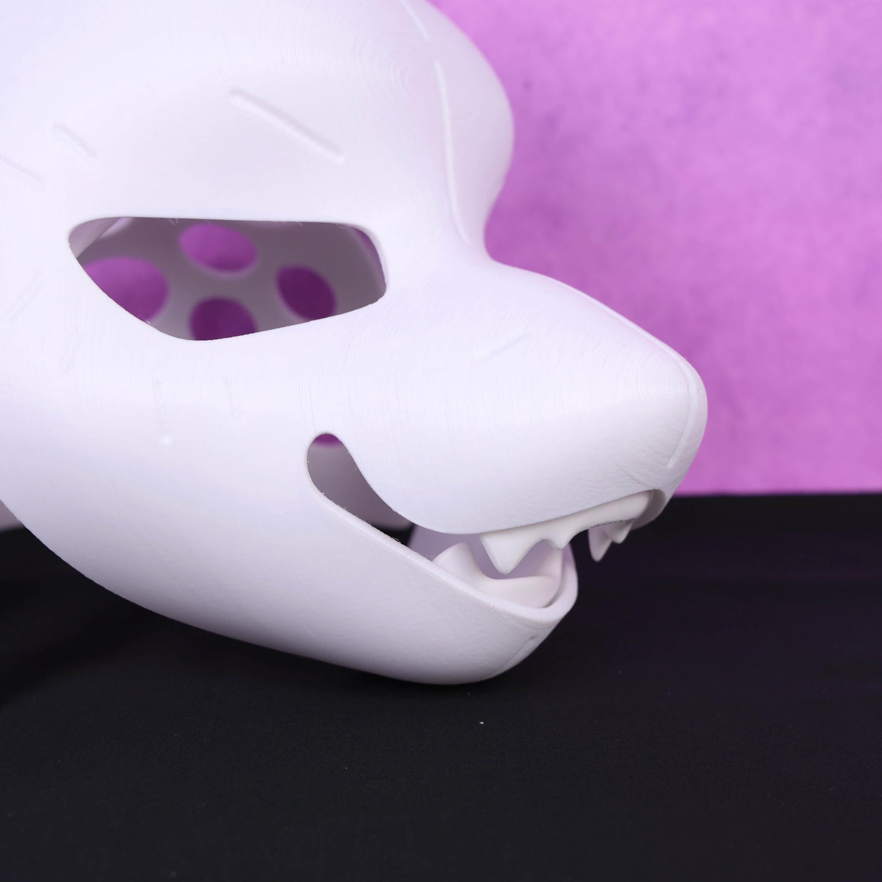 Special Toony Dog Fursuit Head Base 3D Printed Canine Mask Classic ...