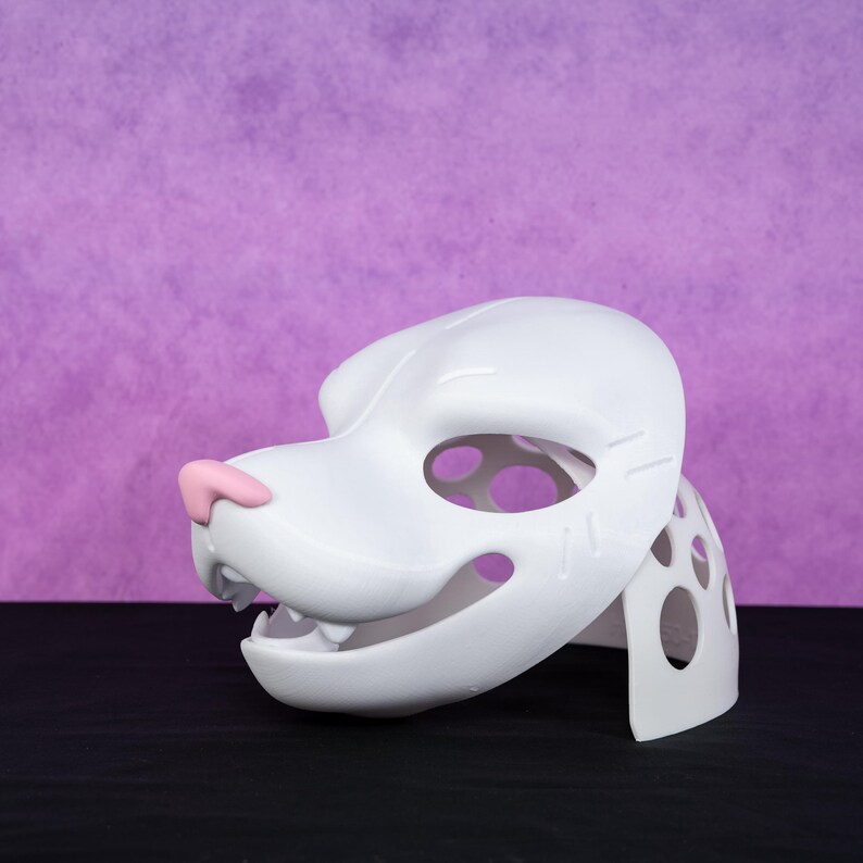 Standard Toony Dog 3D Printed Fursuit Head Base DIY Mask Blank With ...