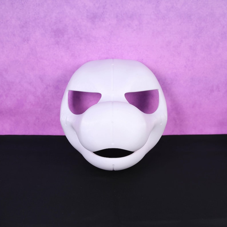 Punk Dog Long Snout Fursuit Head Base Toony Canine 3D Printed DIY Mask ...