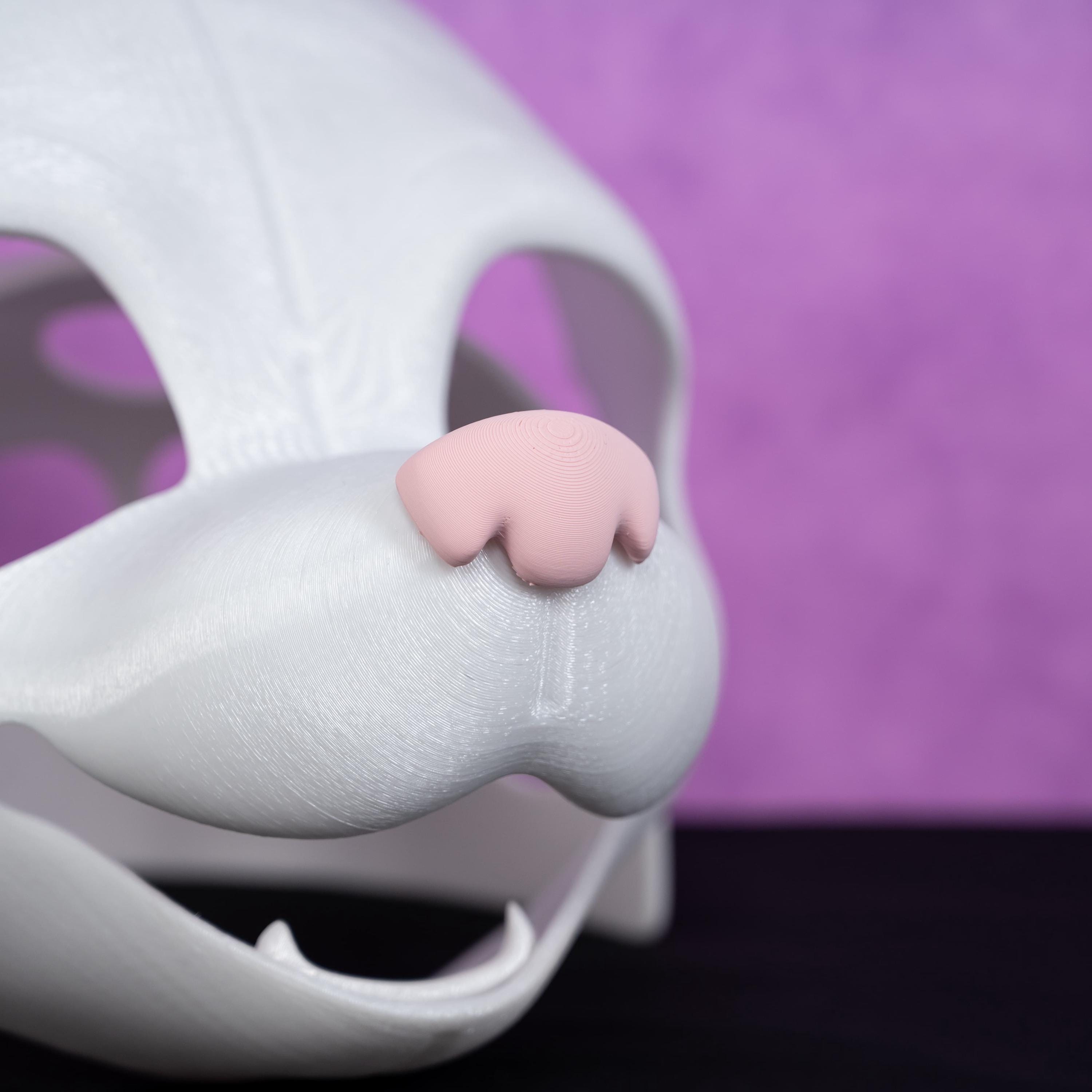 Toony Fox Fursuit Head Base 3D Printed Mask Blank With PLA or PETG ...