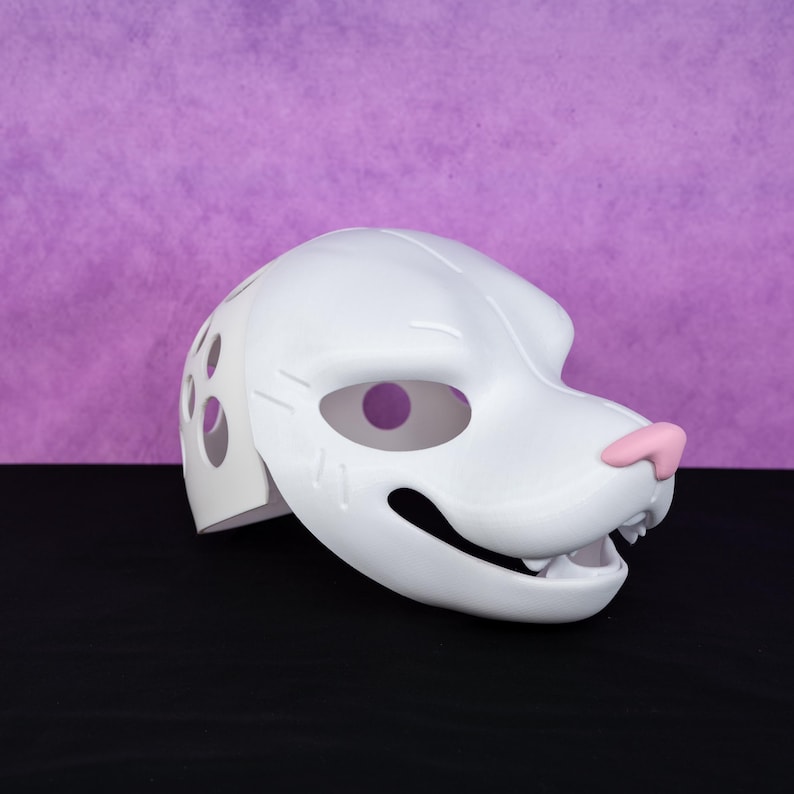 Standard Toony Dog 3D Printed Fursuit Head Base DIY Mask Blank With ...