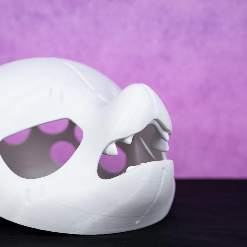 Bad Mice Fursuit Head Base 3D Printed PLA DIY Mask Blank Fixed Nose ...