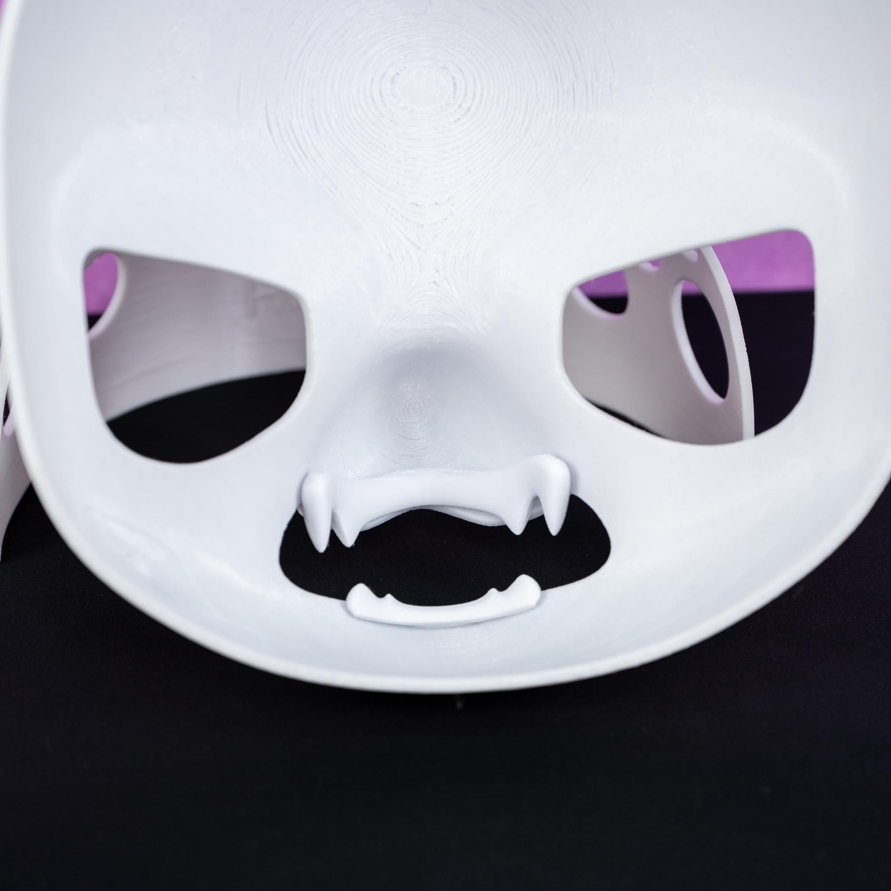 Bad Mice Fursuit Head Base 3D Printed PLA DIY Mask Blank Fixed Nose ...