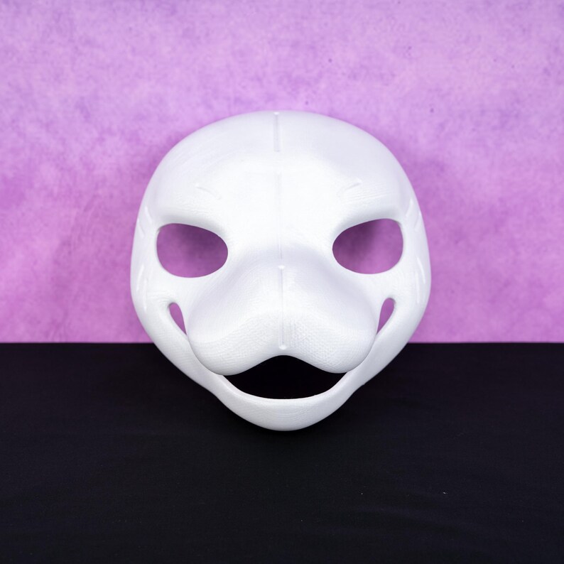 Standard Toony Dog 3D Printed Fursuit Head Base DIY Mask Blank With ...