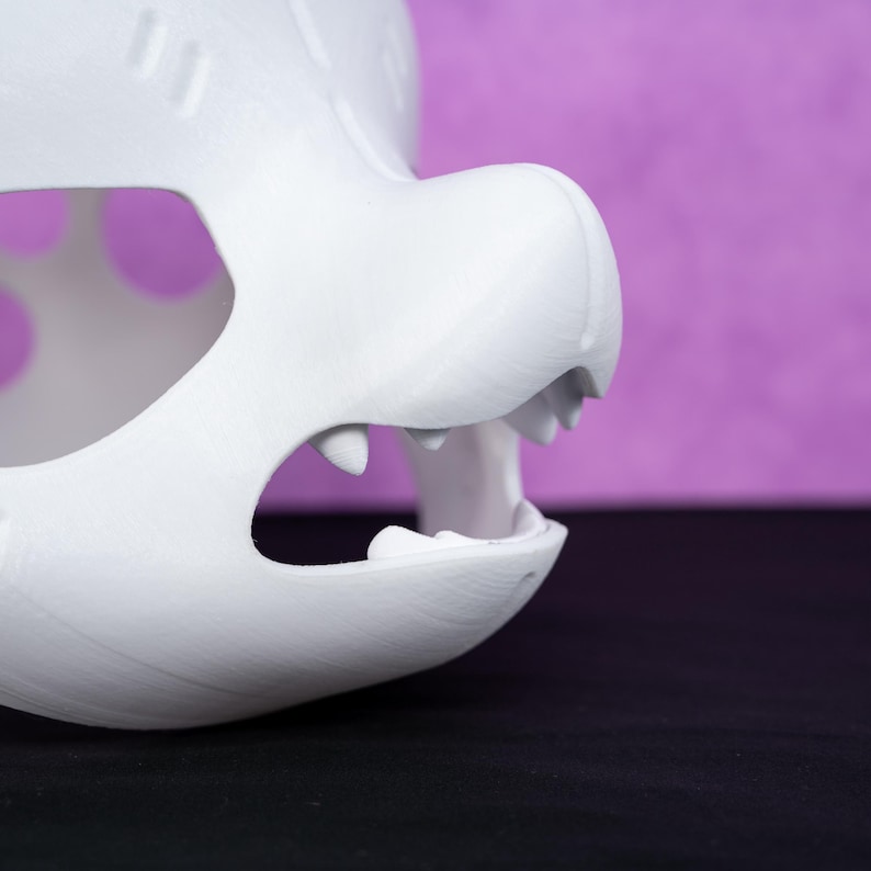 Bad Mice Fursuit Head Base 3D Printed PLA DIY Mask Blank Fixed Nose ...