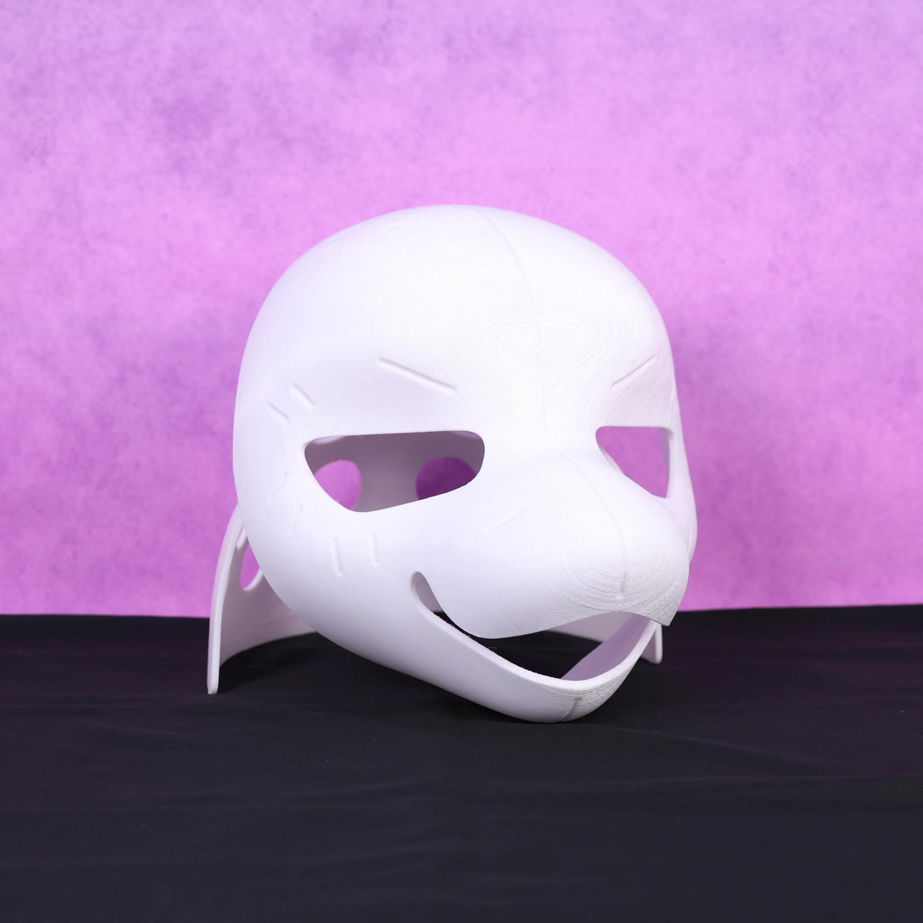 Special Toony Dog Fursuit Head Base 3D Printed Canine Mask Classic ...