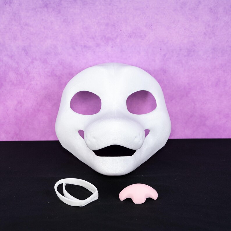 Egyptian Style Fursuit Head Base 3D Printed Canine Mask Blank DIY ...