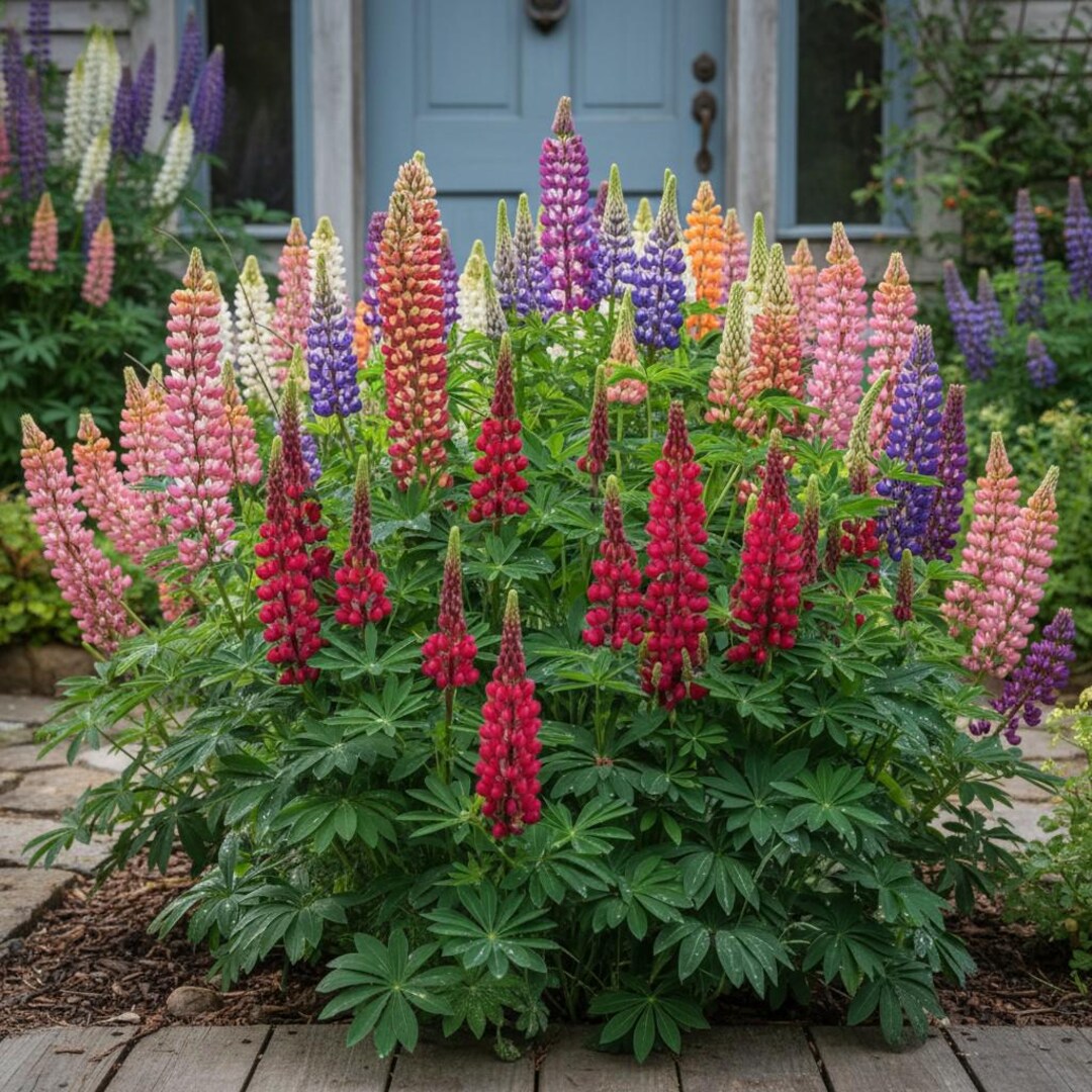 100 Lupine Seeds – Mixed Colors for Tall Cottage Garden Blooms - Etsy