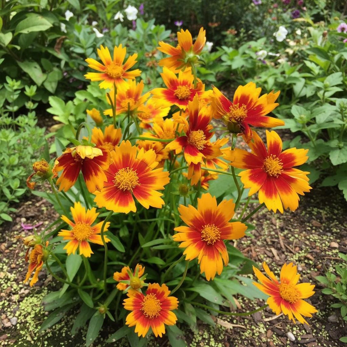 500 Coreopsis Seeds – Orange and Yellow Bicolor Blooms for Summer ...