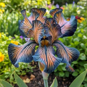 50 Bearded Iris Seeds – Rare Veined Blooms for Perennial Gardens - Etsy