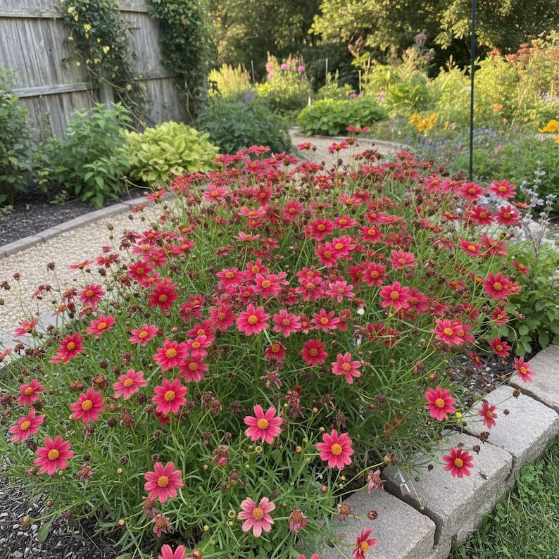 500 Pink Coreopsis Seeds – Bright Daisy-like Blooms for Summer Gardens ...