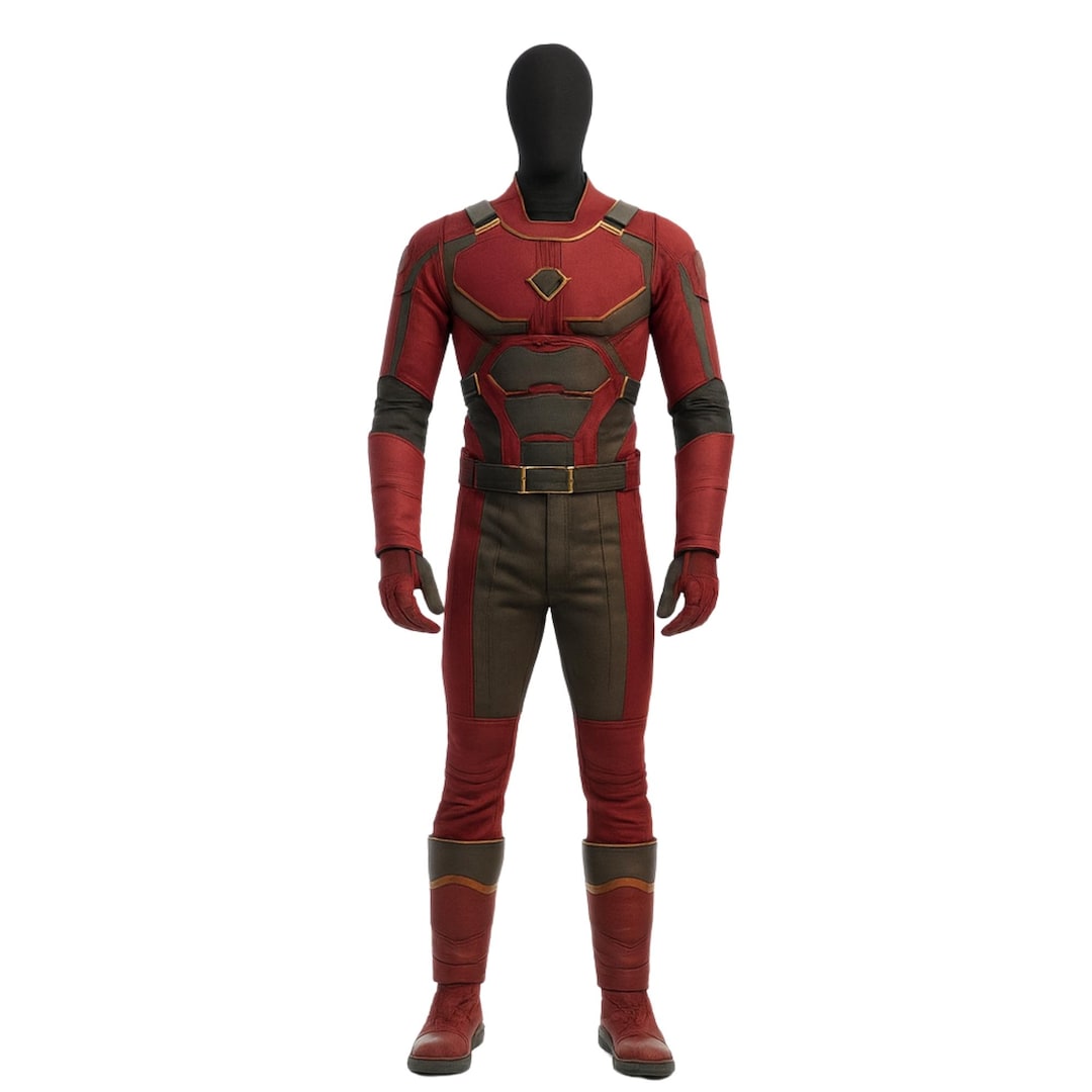 Crimson Vanguard Superhero Suit - Etsy