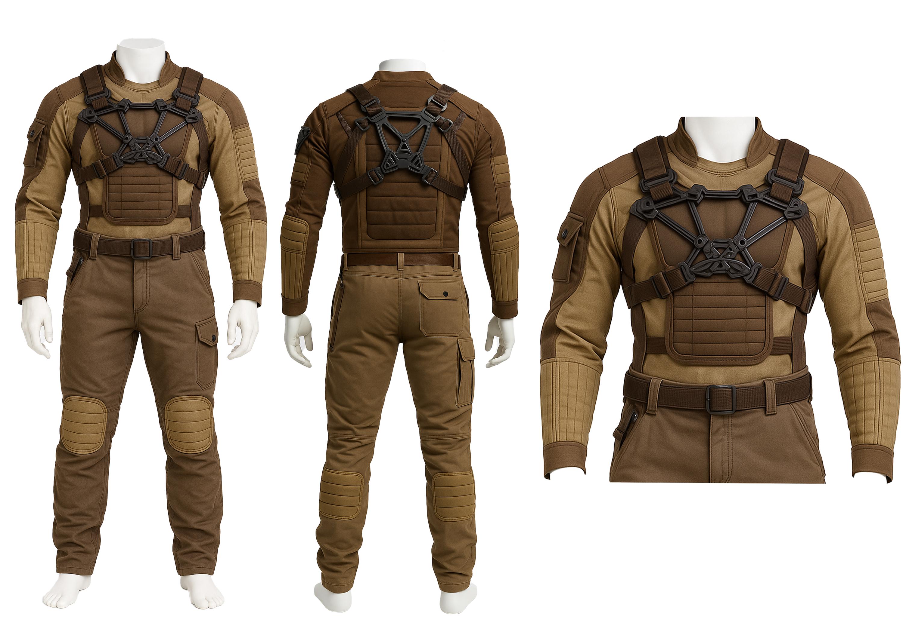 Galactic Trooper Flight Suit Tactical Brown Cosplay Armor - Etsy