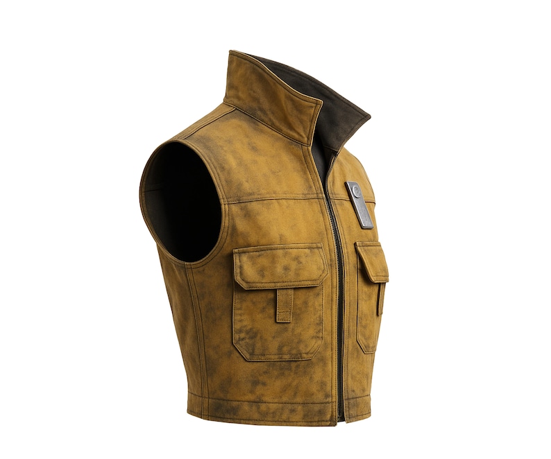 Galactic Rebel Vest Mustard Yellow Sci-fi Cosplay Armor - Etsy