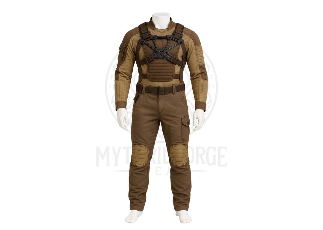 Galactic Trooper Flight Suit Tactical Brown Cosplay Armor - Etsy