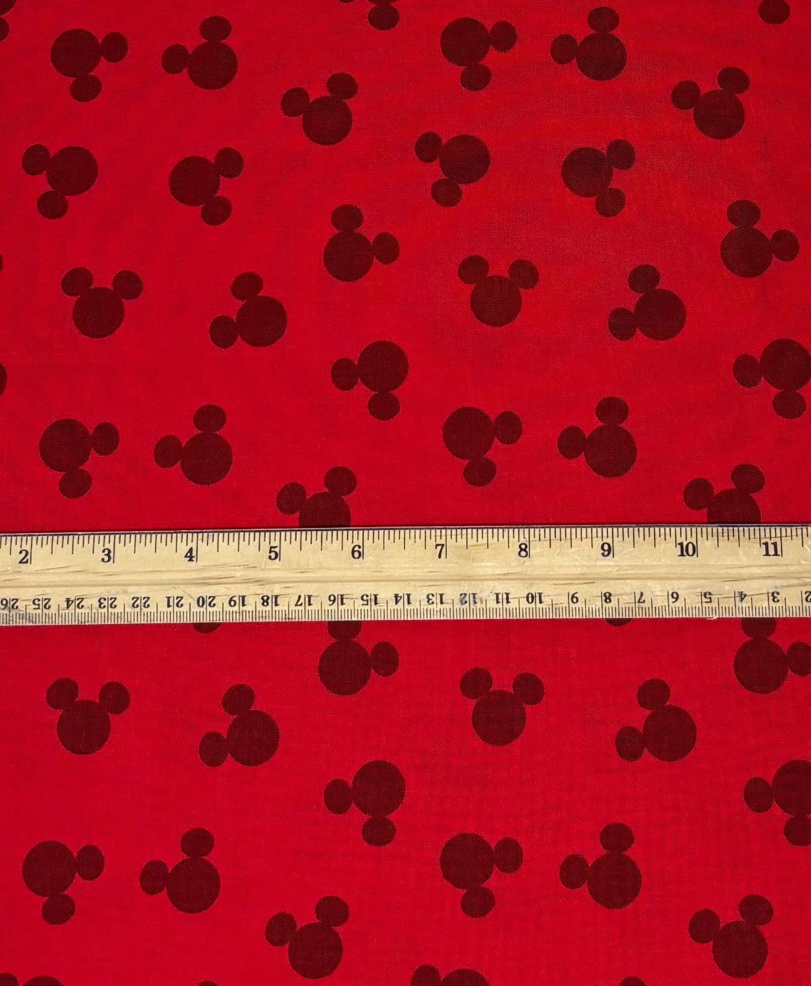 Mickie and Minnie Mouse Fabrics 100% Cotton - Etsy