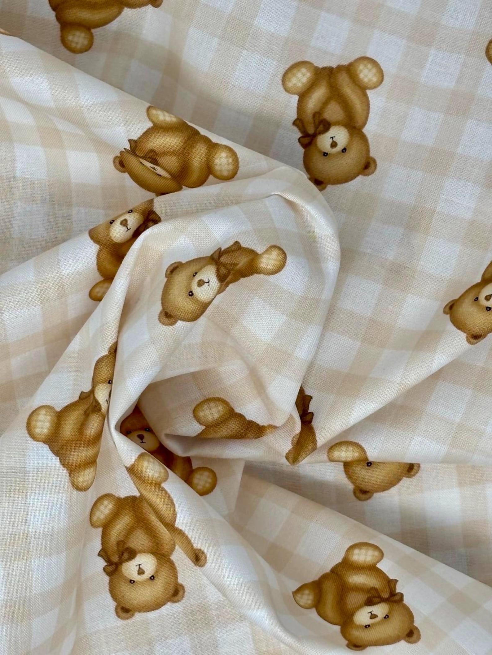 Teddy Bear Fabric Collection 100% Cotton - Etsy