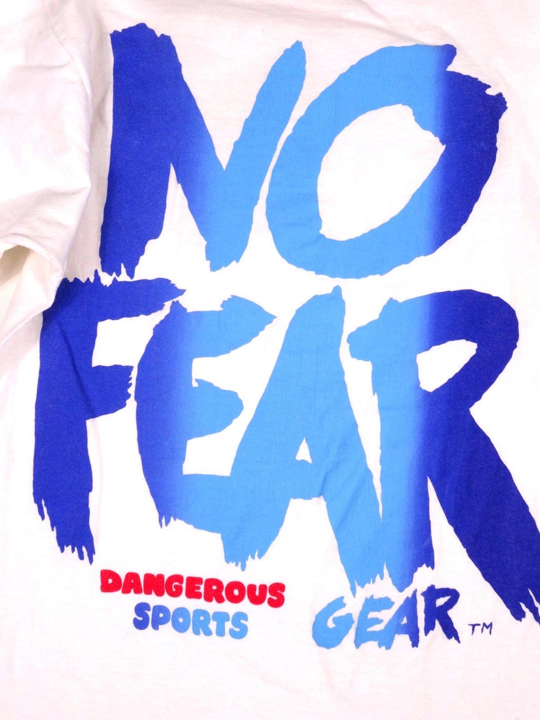 Vintage 1990s No Fear T Shirt / 90s Mens Small Skate Graphic Tee ...