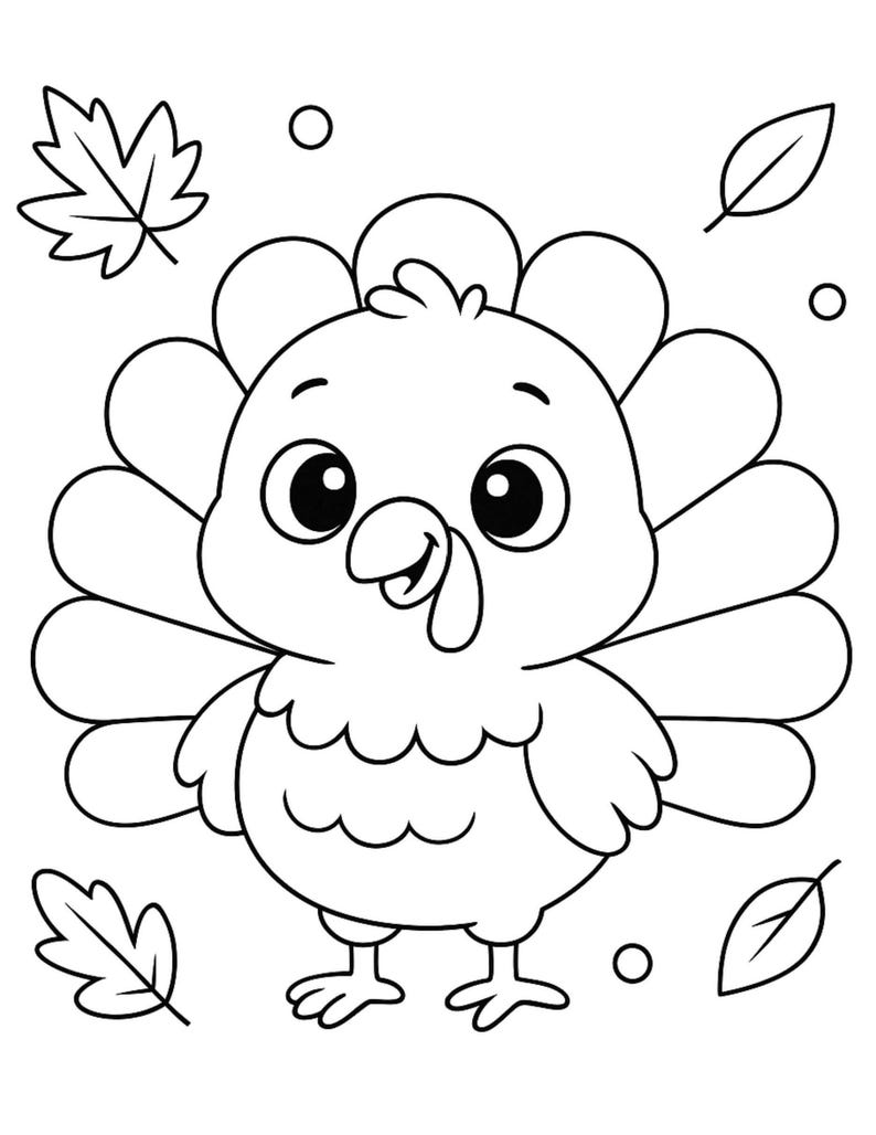 Thanksgiving Pilgrim Coloring Pages for Kids - Fall Printable Activity ...