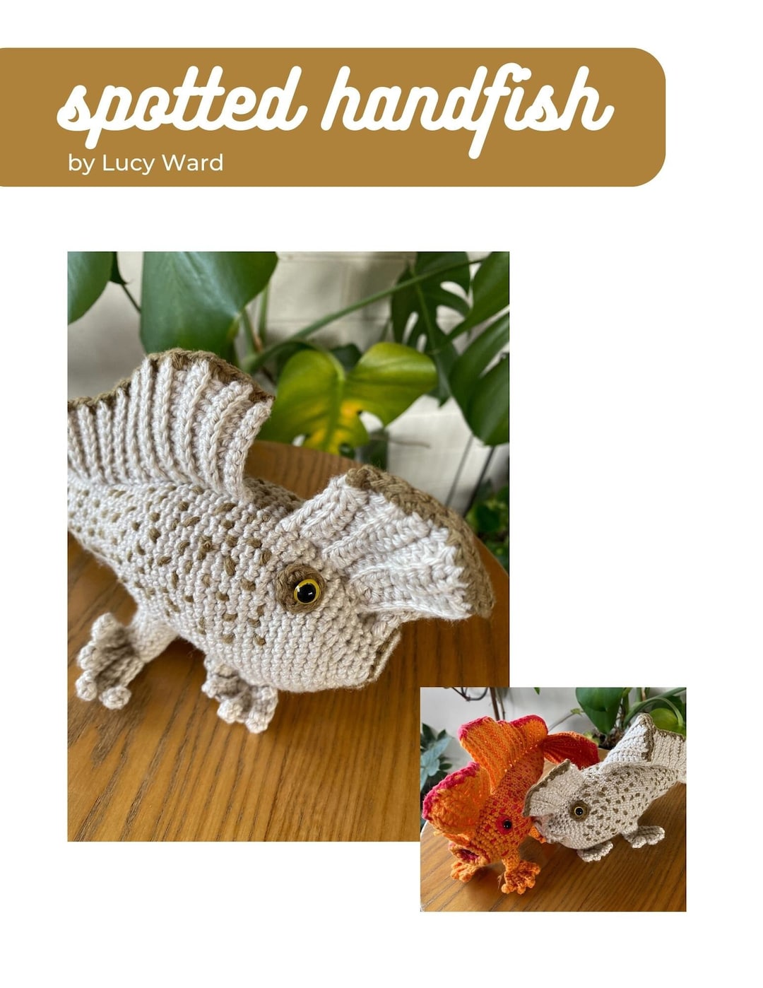Spotted Handfish Crochet Pattern - Etsy