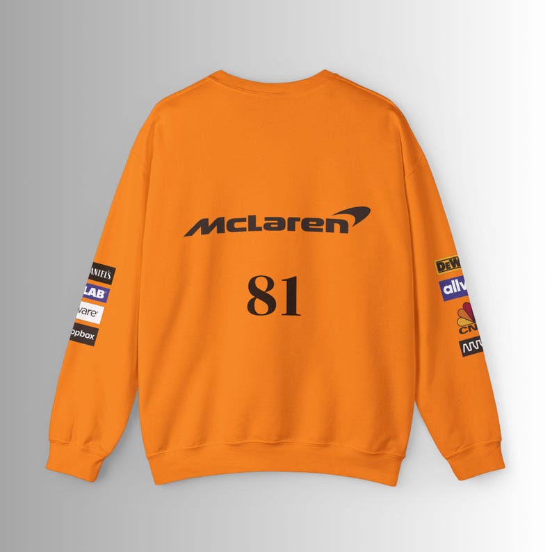 Oscar Piastri Mclaren OP81 Orange Crewneck Sweatshirt, Formula 1 Fan ...