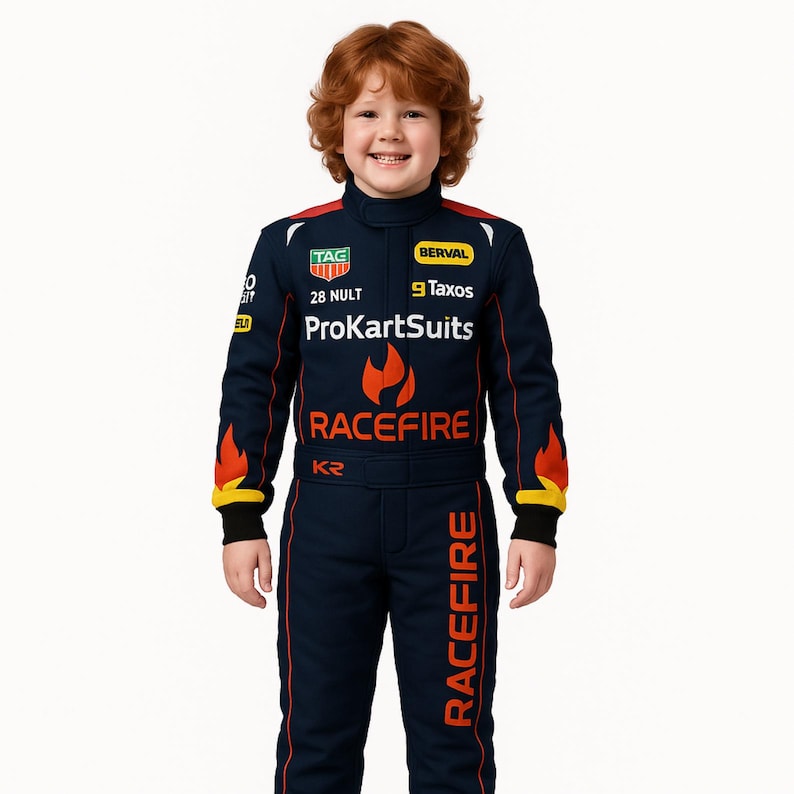 Kids, Women and Men Formula 1 Racing Suits With Free Gloves & Balaclava ...