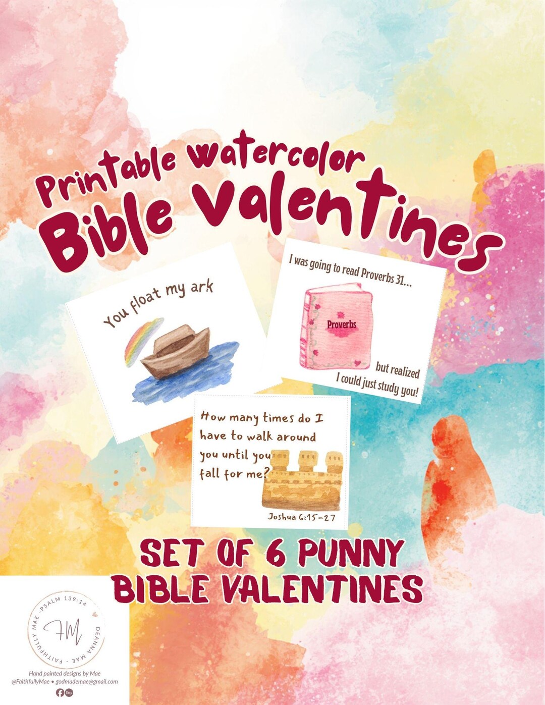 Printable Bible Valentine's - Etsy
